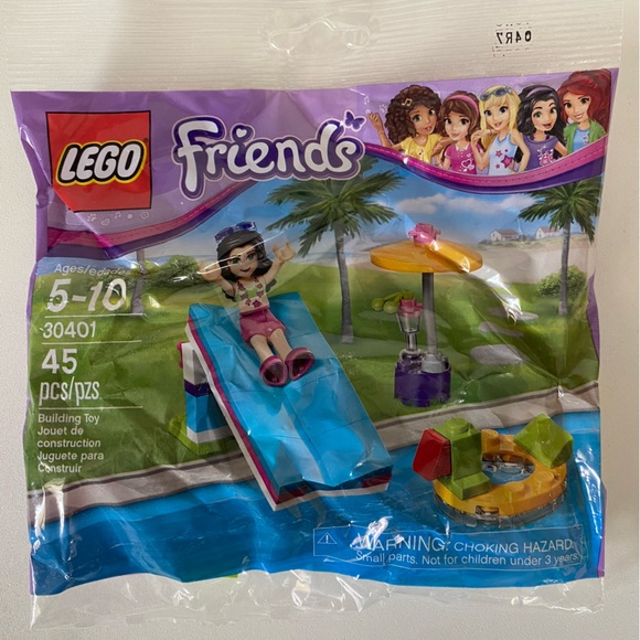 Lego | Toys | Lego Friends Pool Foam Slide Mini Set 340 | Poshmark